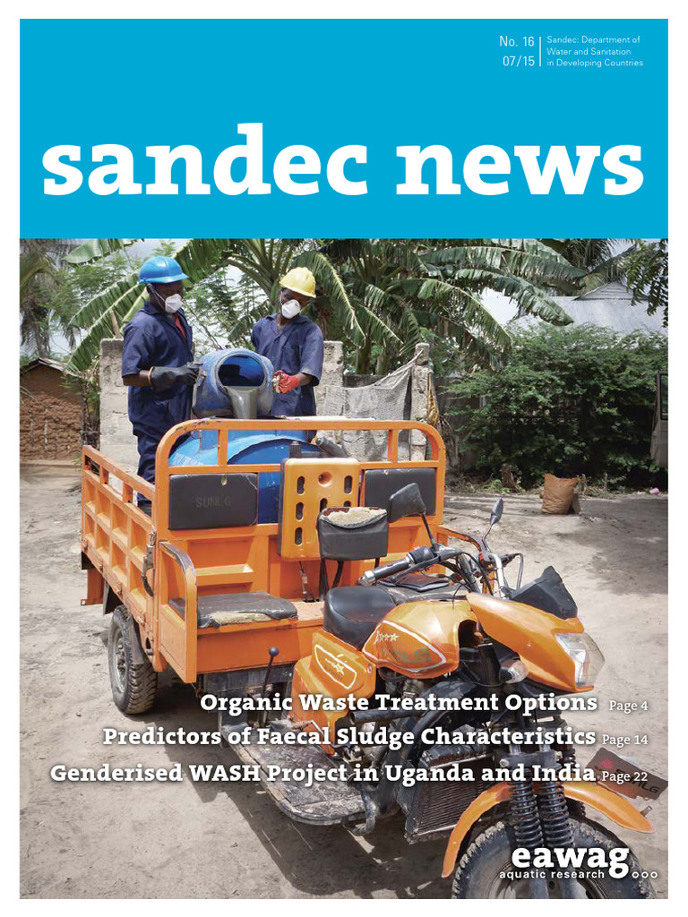 Sandec News 16 | PDF | Sanitation | Wash