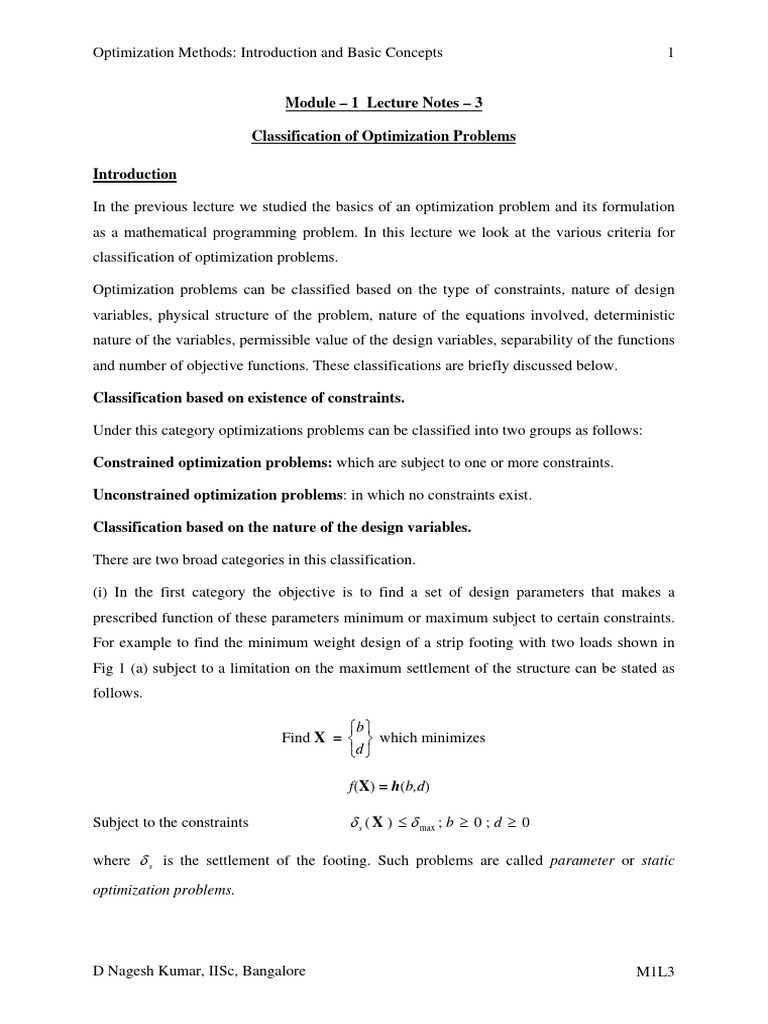 M1L3 LN | PDF | Mathematical Optimization | Numerical Analysis