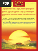 Catan Components List | PDF | Board Games | Tabletop Games