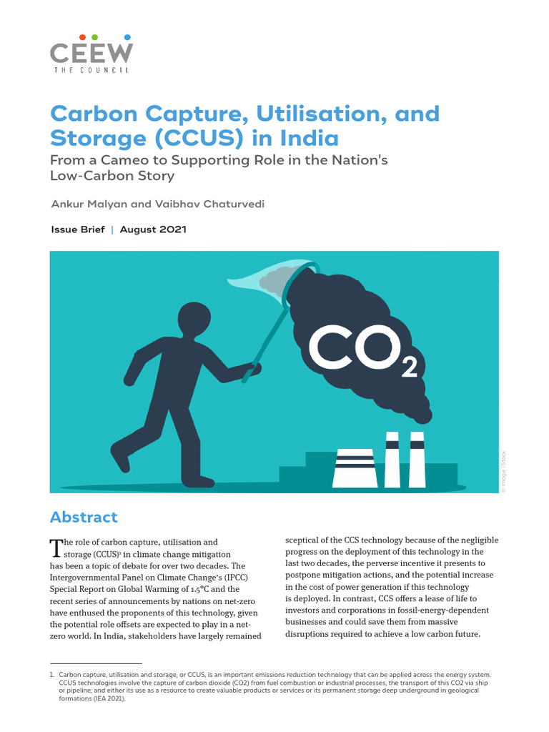Ccs 1 | PDF | Carbon Capture And Storage | Climate Change Mitigation