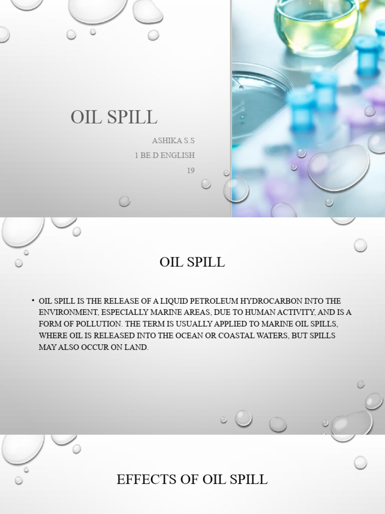 Oil Spill | PDF | Oil Spill | Earth Sciences