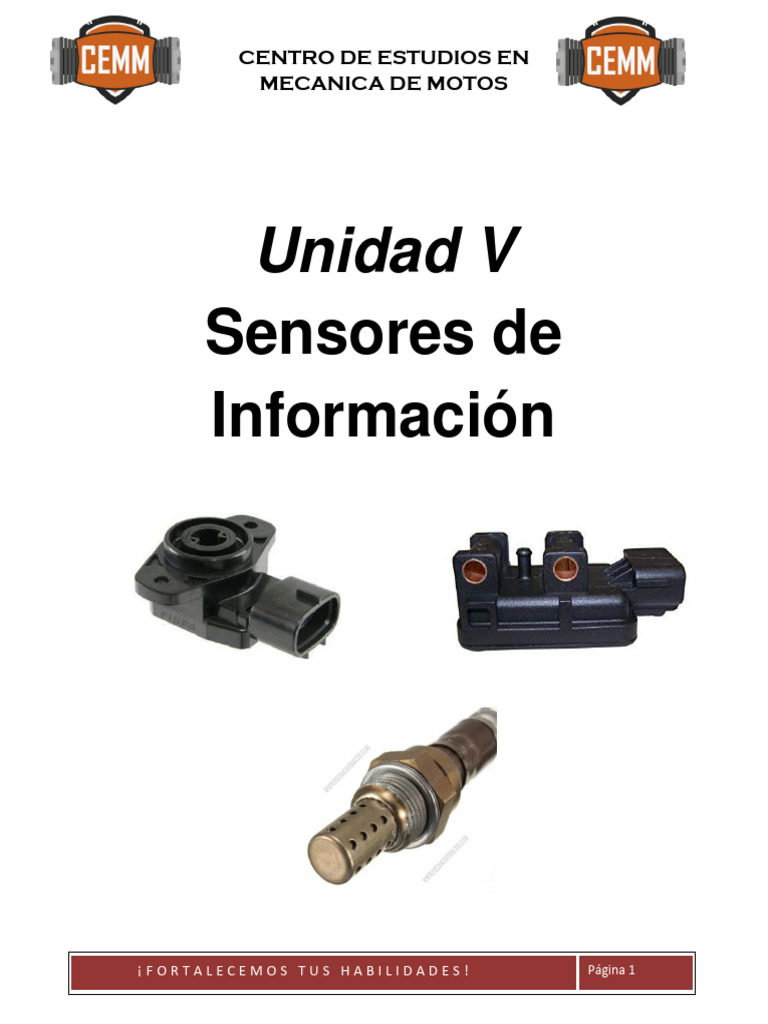 UNIDAD 05 Sensores de Informacion - PDF Versión 1 | PDF | Ingenieria ...