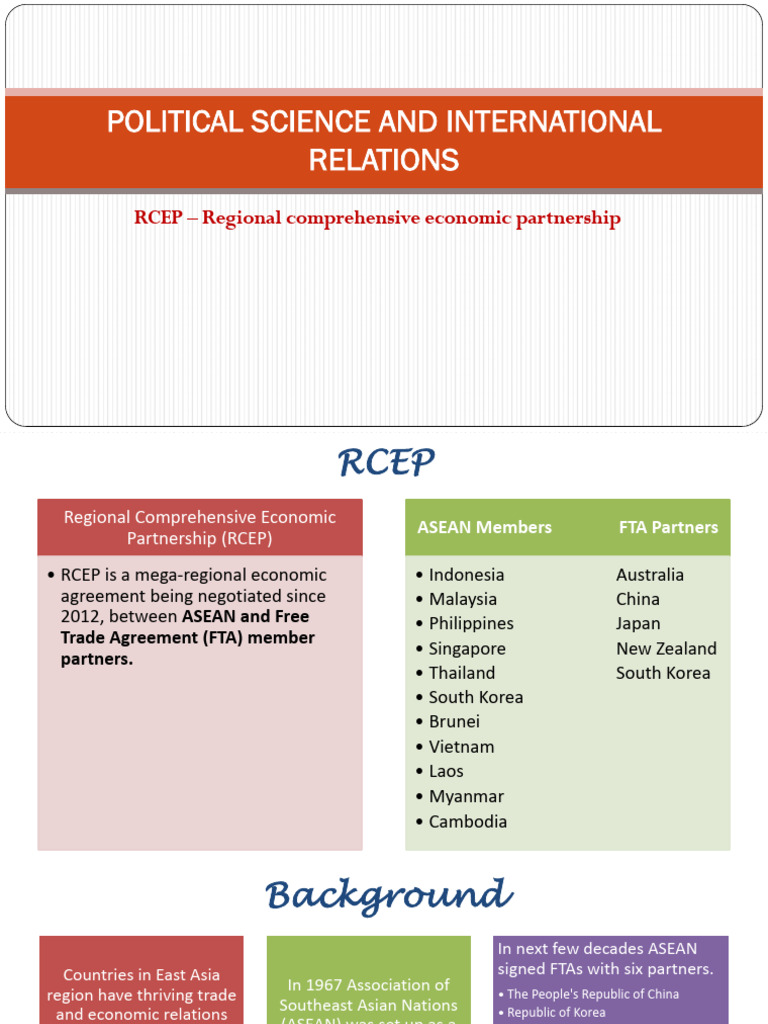 RCEP in Covid 19 | PDF | Global Politics | Government