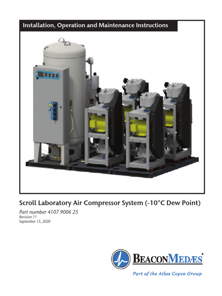 Installation, Operation and Maintenance Instructions: Scroll Laboratory ...