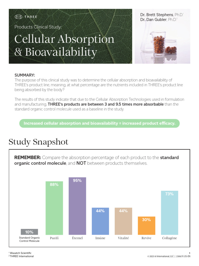 Cellular Absorption Study Sheet 03 | PDF | Bioavailability | Biology