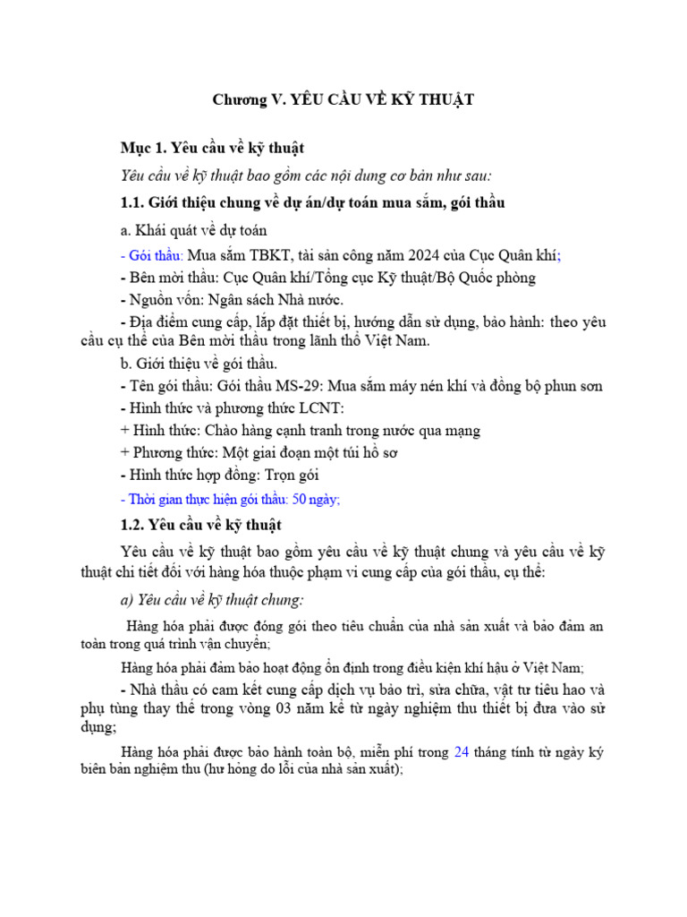 Cục Quân khí mnk và thiết bị sơn đồng bộ | PDF