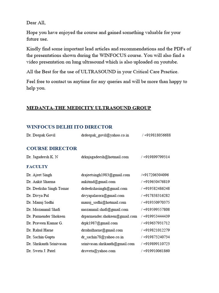 Medanta USG Group | PDF