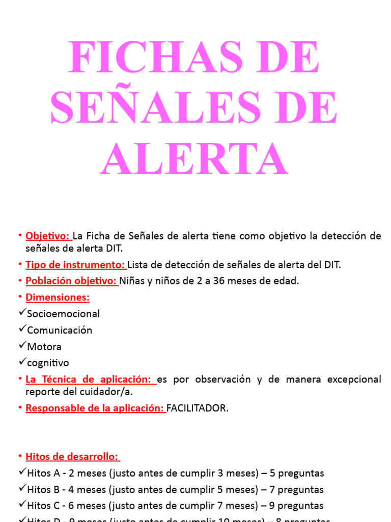 Aplicacion de Fichas de Señales de Alerta | PDF | Aplicación movil