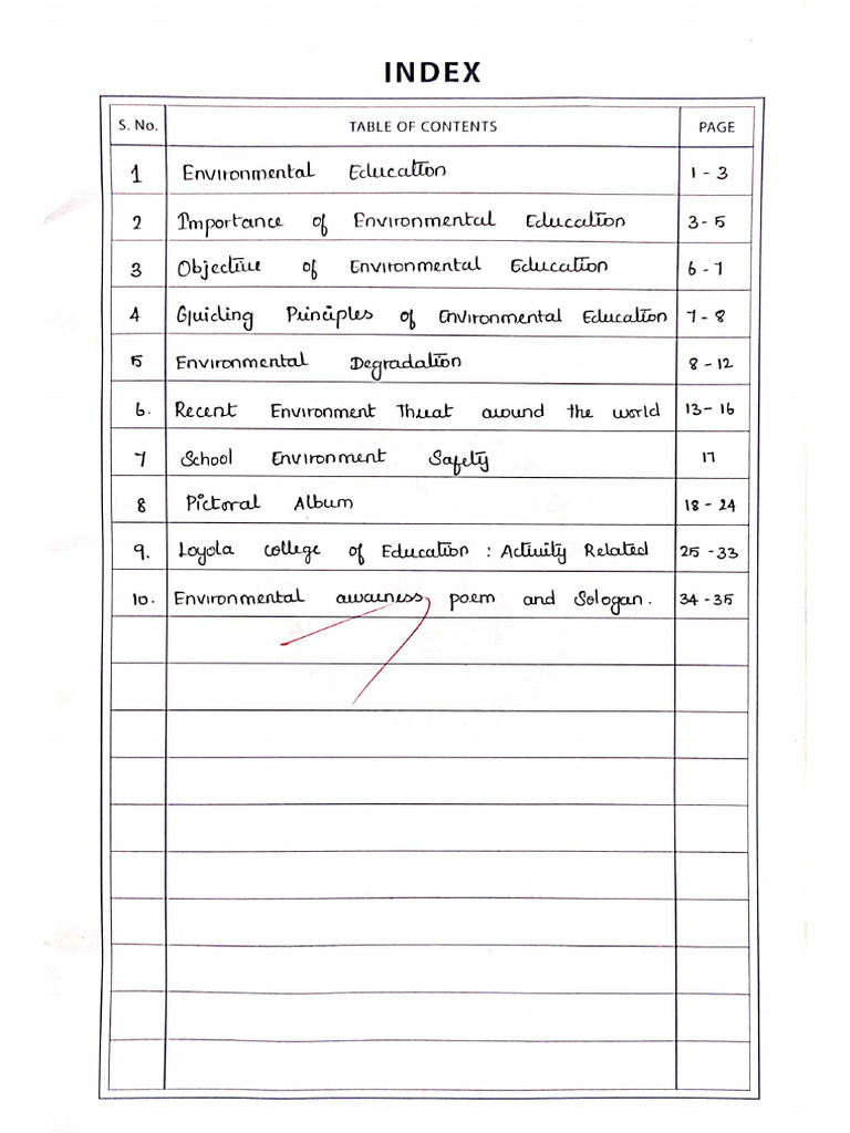 Environmental Education Record | PDF