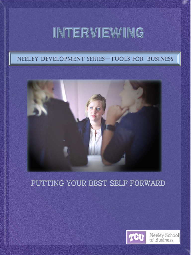 Interviewing Booklet Fall18 | PDF | Employment | Profit (Economics)