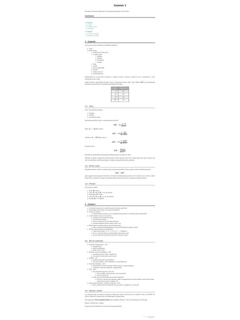 Zadatak 1 | PDF