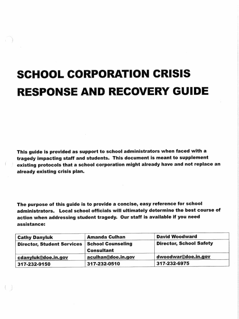 Crisis Intervention Binder Documents | PDF