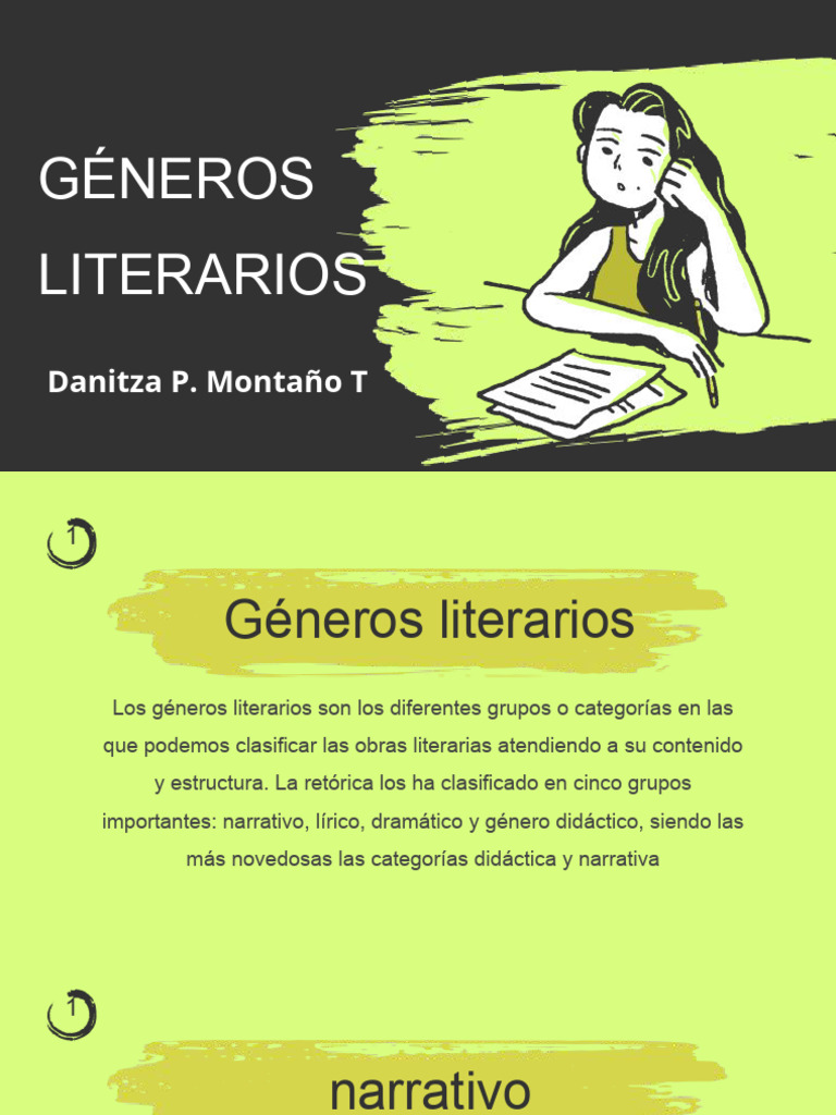 G Neros Literarios | PDF | Poesía
