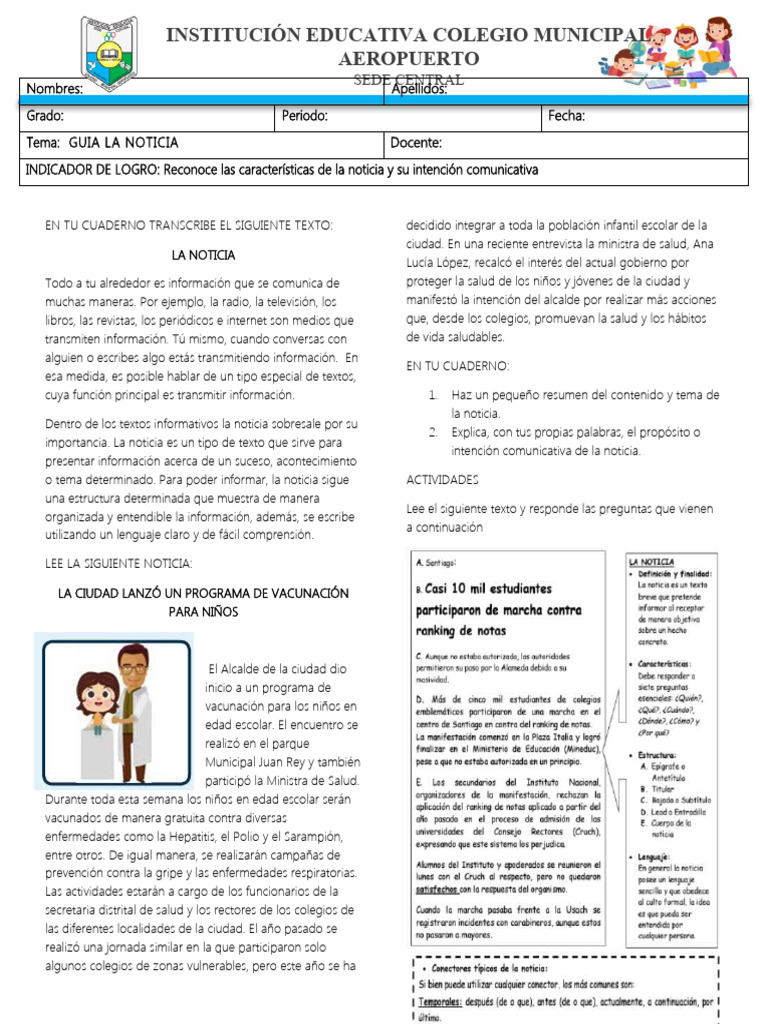 Guía para Reconocer la Noticia | PDF | Información