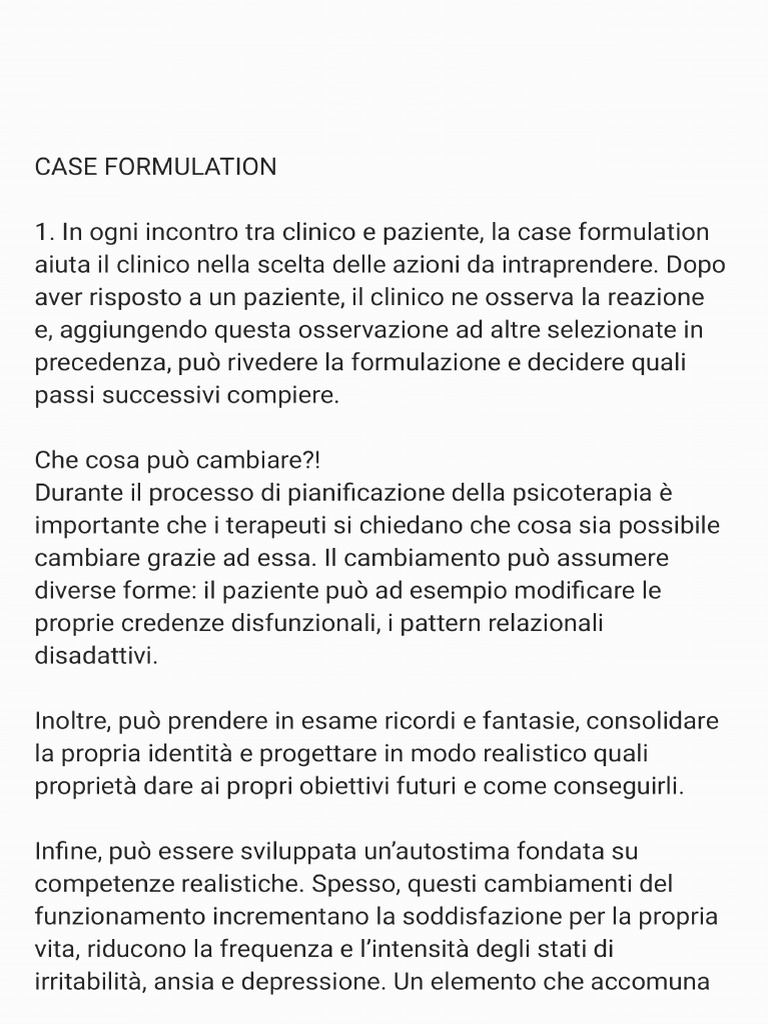 Case Formulation - 240113 - 155741 | PDF