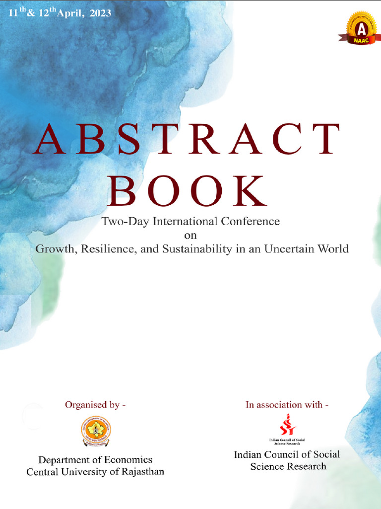 Conference Abstract Book-ICECO-GRS-23 | PDF | Sustainability | Climate ...