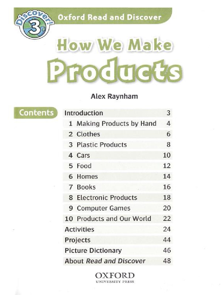 2 How We Make Products (Oxford Read and Discover - Level 3 | PDF