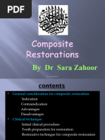 Step-by-Step Composite Filling Guide | PDF