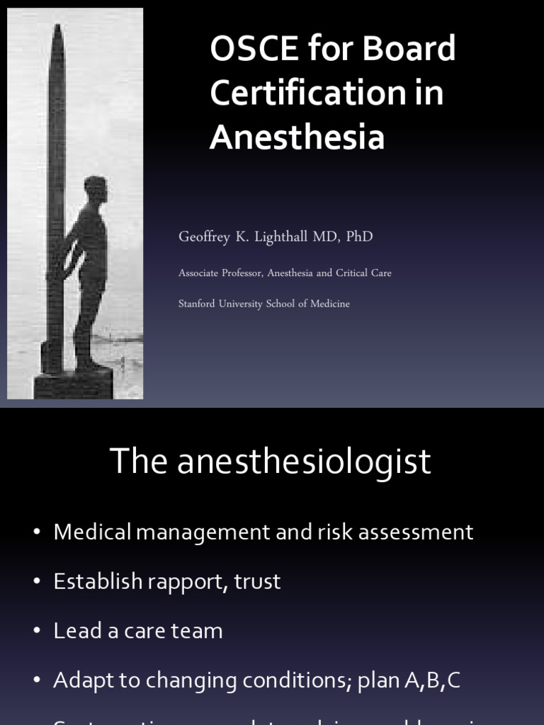 11 Lighthall - OSCE For Board Certification | PDF | Health Care | Medicine