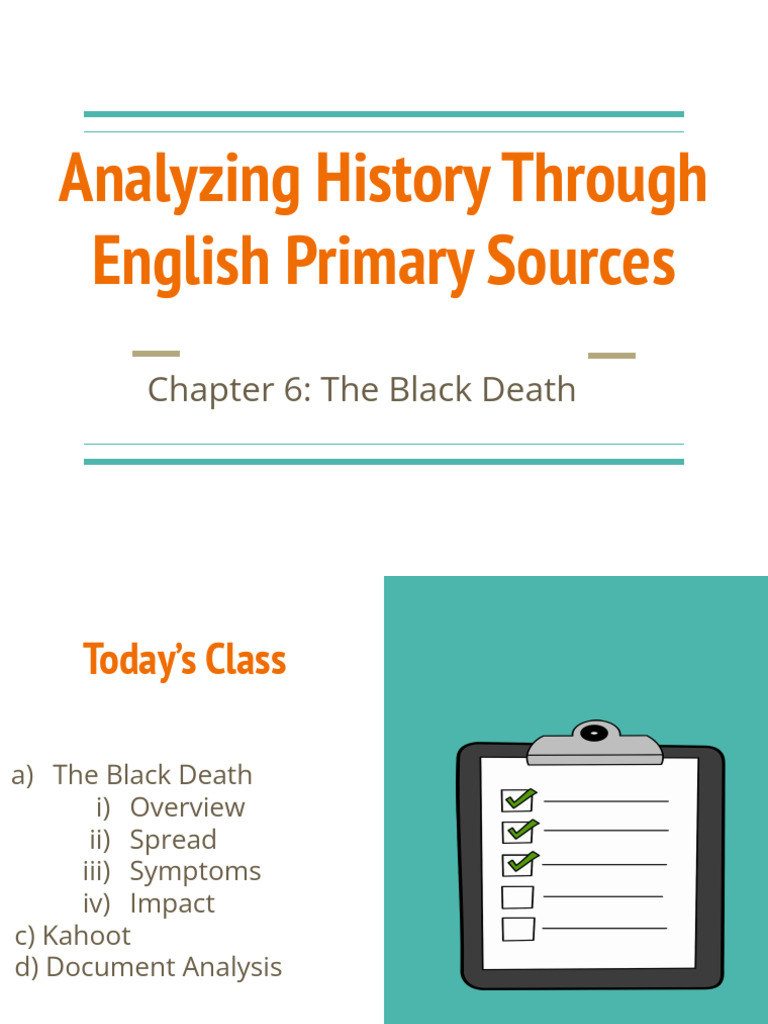 Primary Sources on the Black Death | PDF | Black Death | Health Disasters