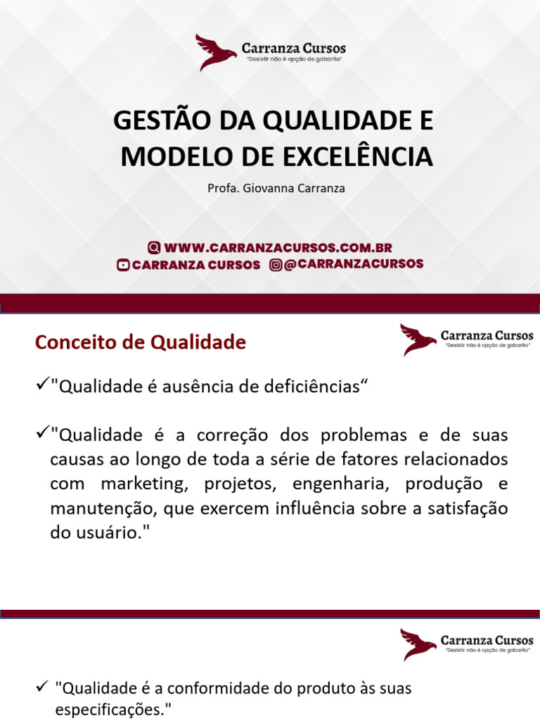 Gestão de Qualidade | PDF | Qualidade (negócios) | Gestão de qualidade