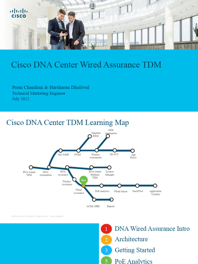 Cisco DNA Wired Assurance TDM | PDF | Computer Network | Network Switch