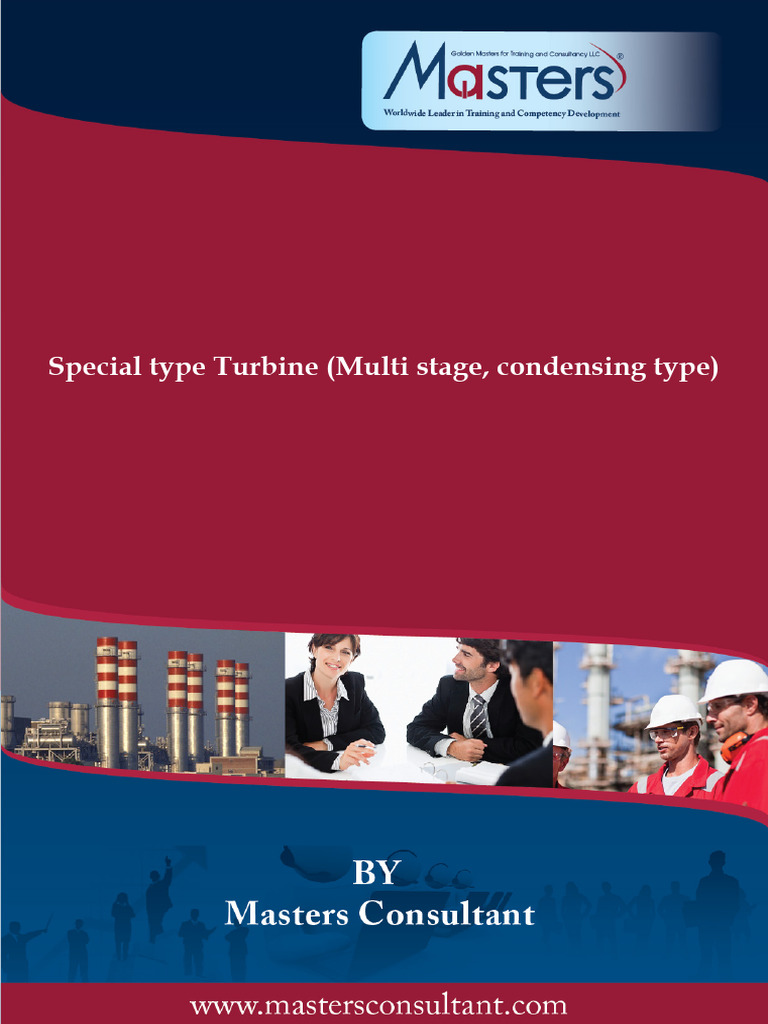 Multi-Stage Condensing Turbine Course | PDF | Turbine | Steam