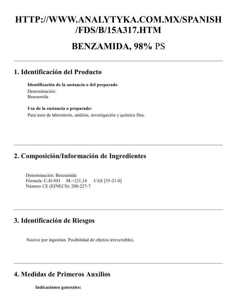 Benzamida | PDF