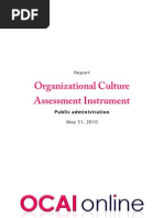 015 OCAI-model Spreadsheet | PDF | Organizational Culture | Leadership