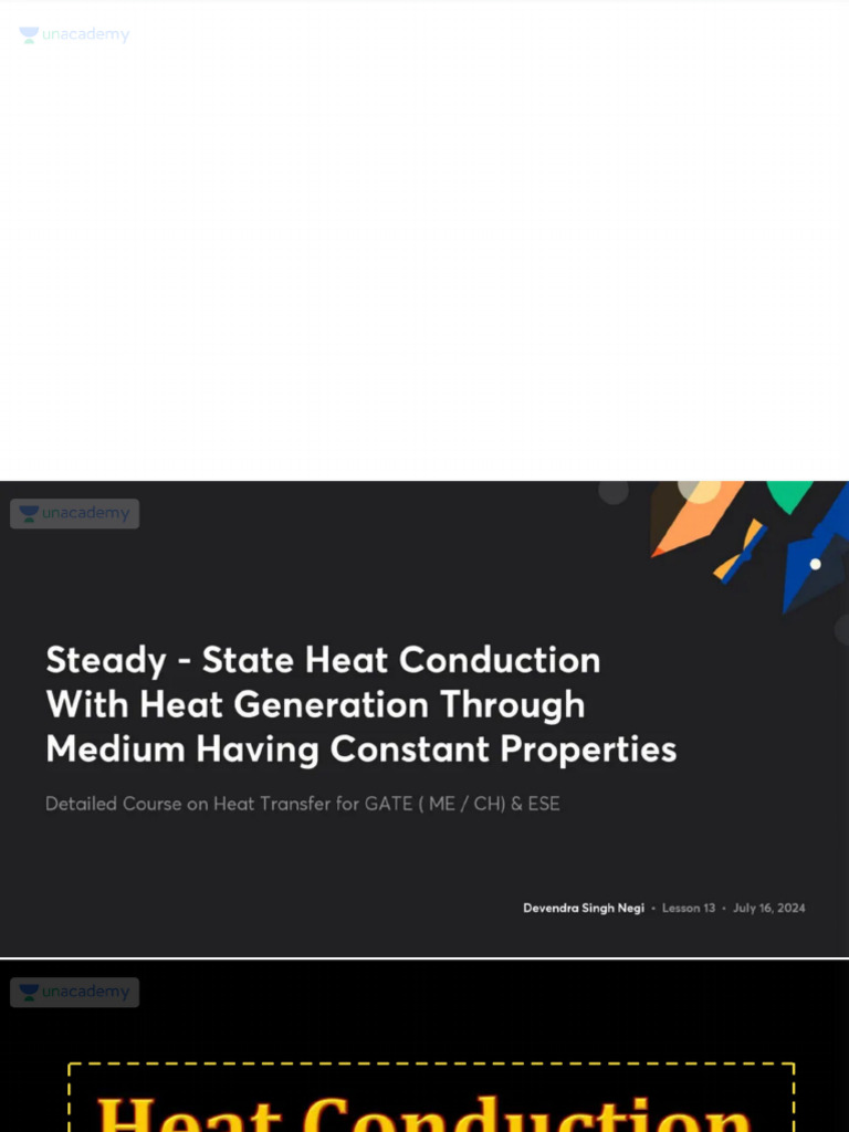 Steady State Heat Conduction | PDF