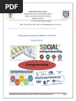 Grade 8 Entrepreneurship Notes | PDF | Entrepreneurship | Leadership