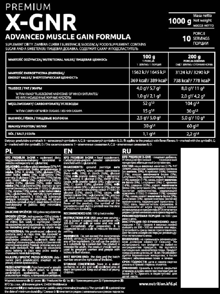 KFD X-GNR 1000 G PDF | PDF