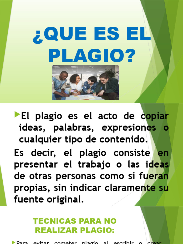 Técnicas para Evitar el Plagio | PDF | Plagio