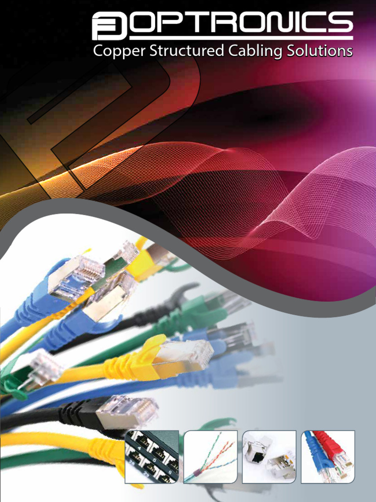 OPTRONICS Copper Structured Cabling Solutions | PDF | Electrical ...