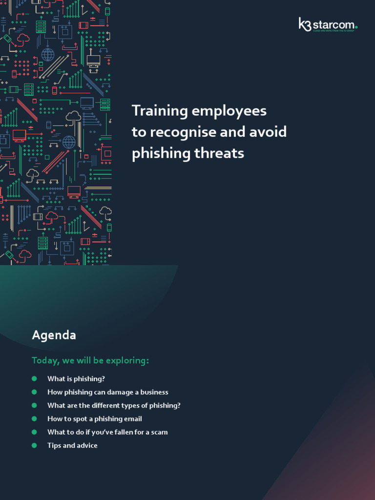 K3 Starcom Phishing Training Presentation | PDF | Phishing | Cybercrime
