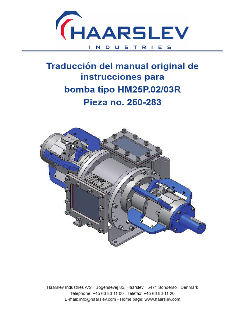 HM25 | PDF | Bomba | Rodamiento (Mecánico)