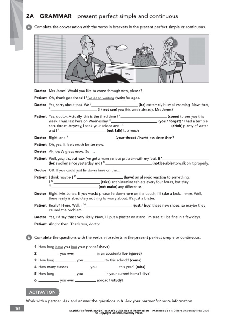Pres Perf Simple and Cont b2 | PDF