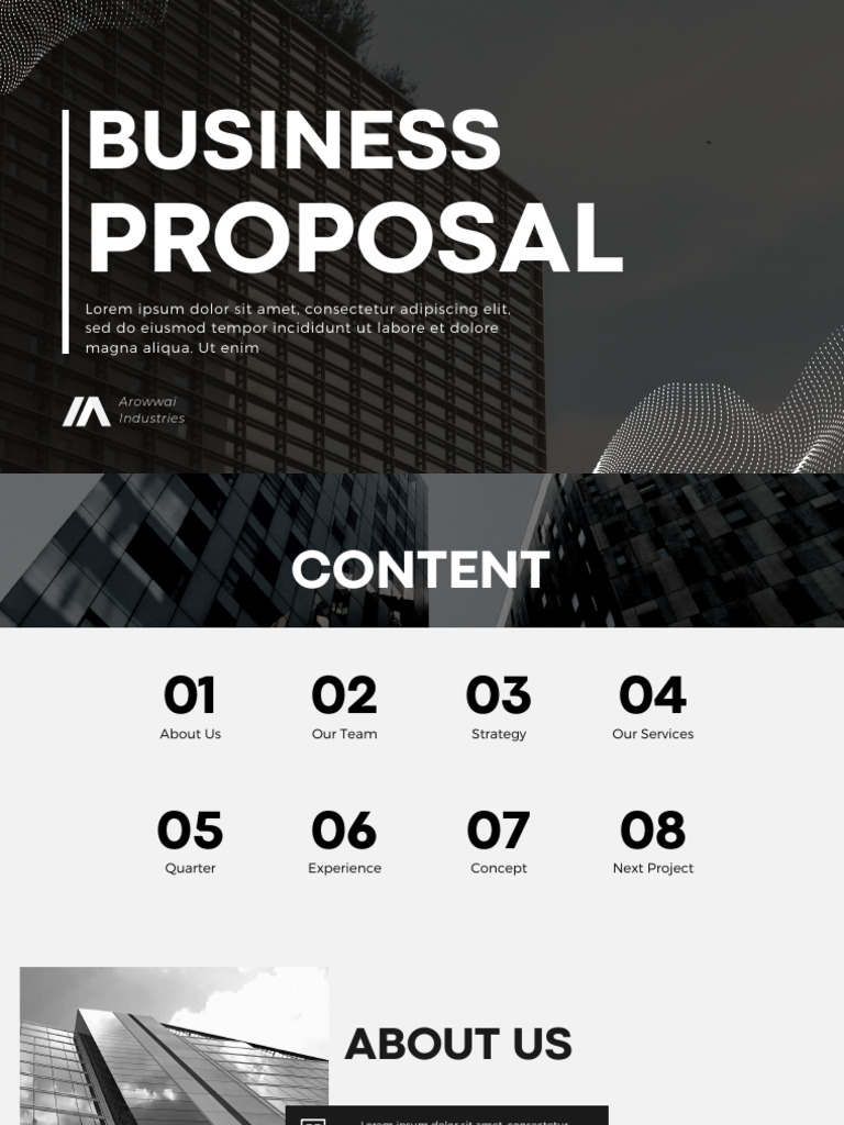 Modern Professional Business Proposal Presentation | PDF