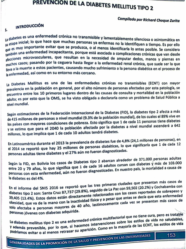 Prevención De La Diabetes Mellitus Tipo 2 Pdf