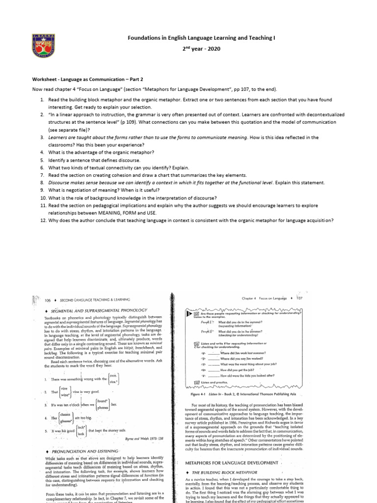 Communication Part 2 - 2020 | PDF