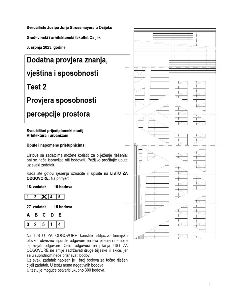Pitanja - Percepcija - 2023 | PDF