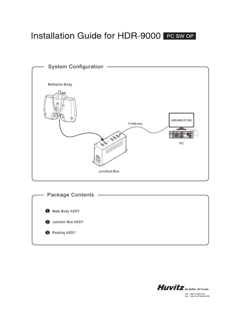 HDR Quick Guide - HDR-9000 - PC SW OP | PDF