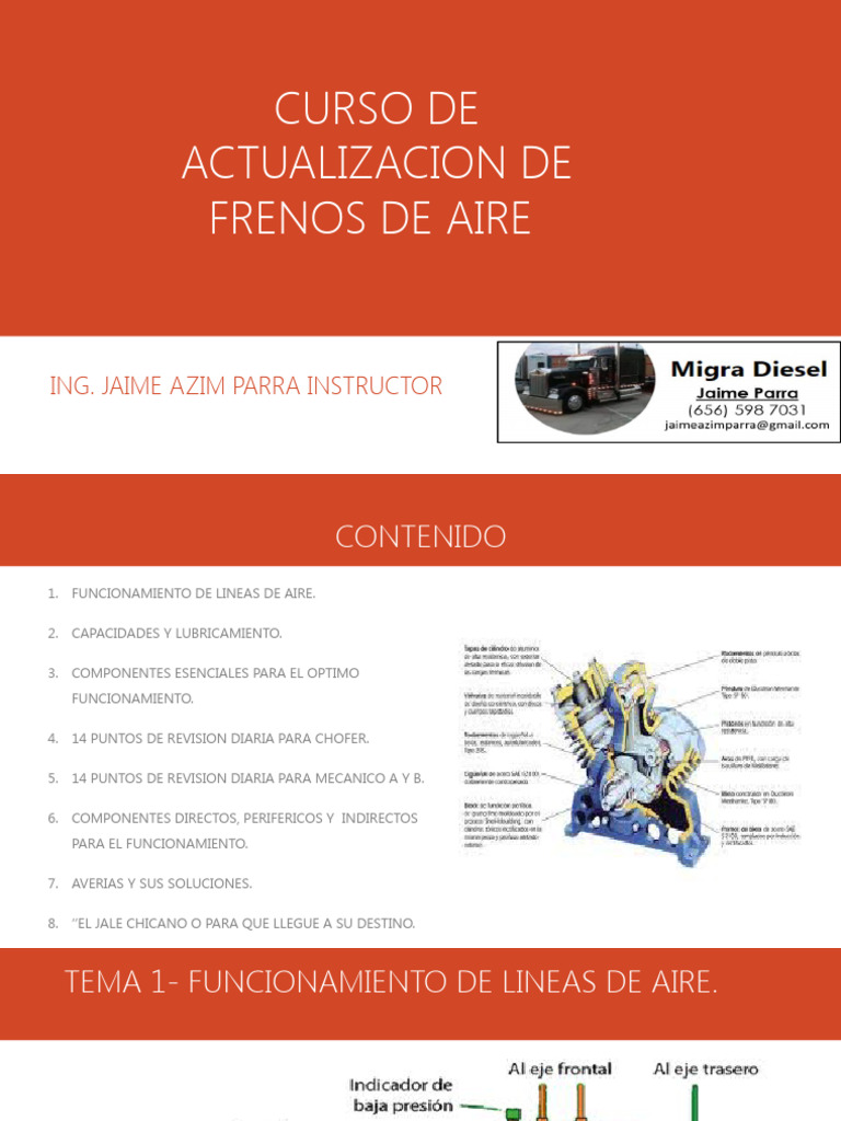 Curso de Actualizacion de Frenos de Aire Cast | PDF