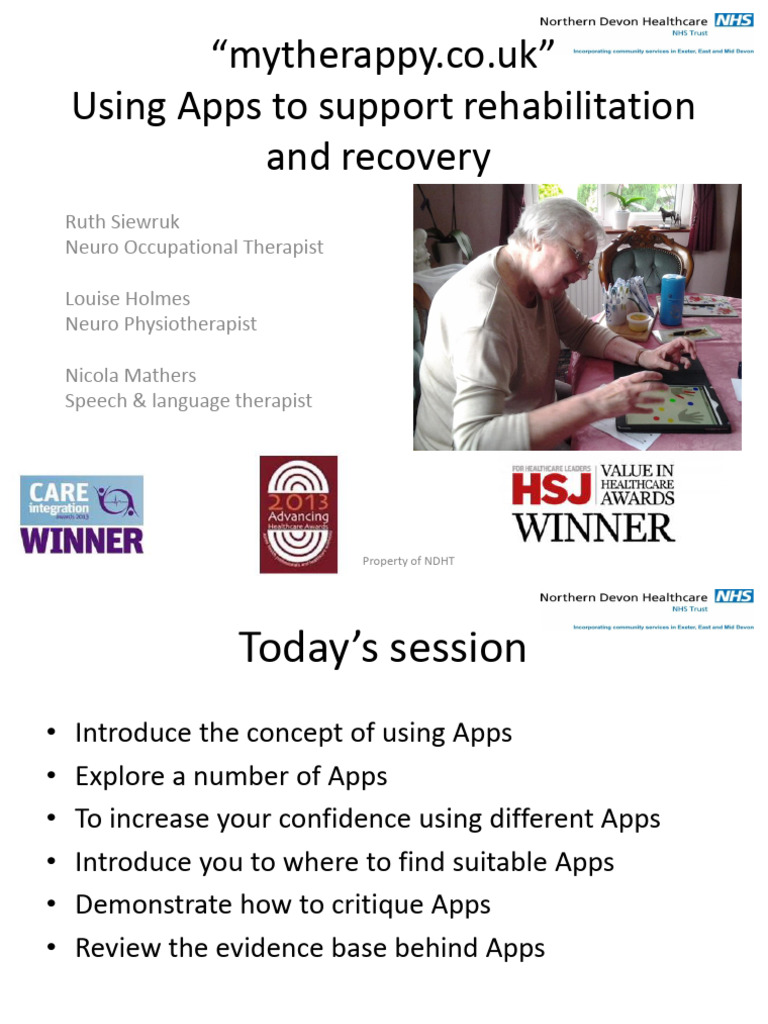 Using Apps To Support Therapy | PDF | Physical Therapy | Psychotherapy