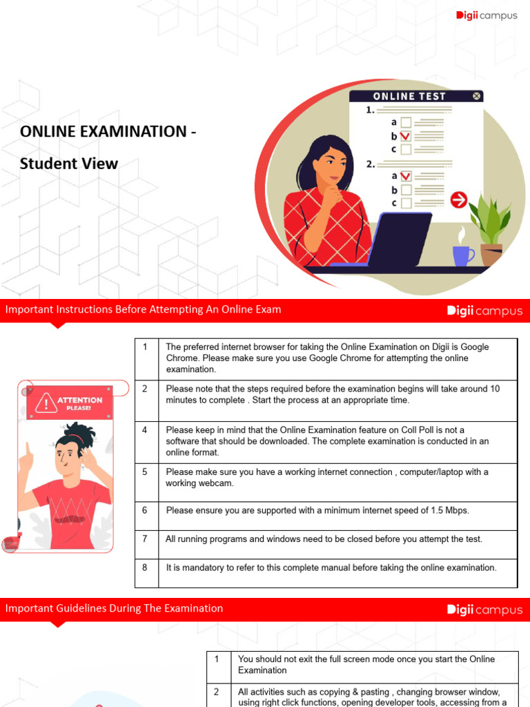 Students Online Exam | PDF | Internet | Online And Offline