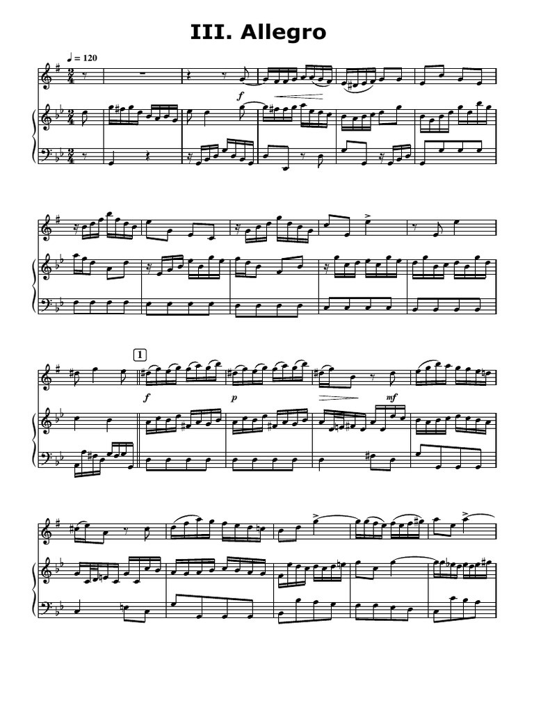III. Allegro | PDF