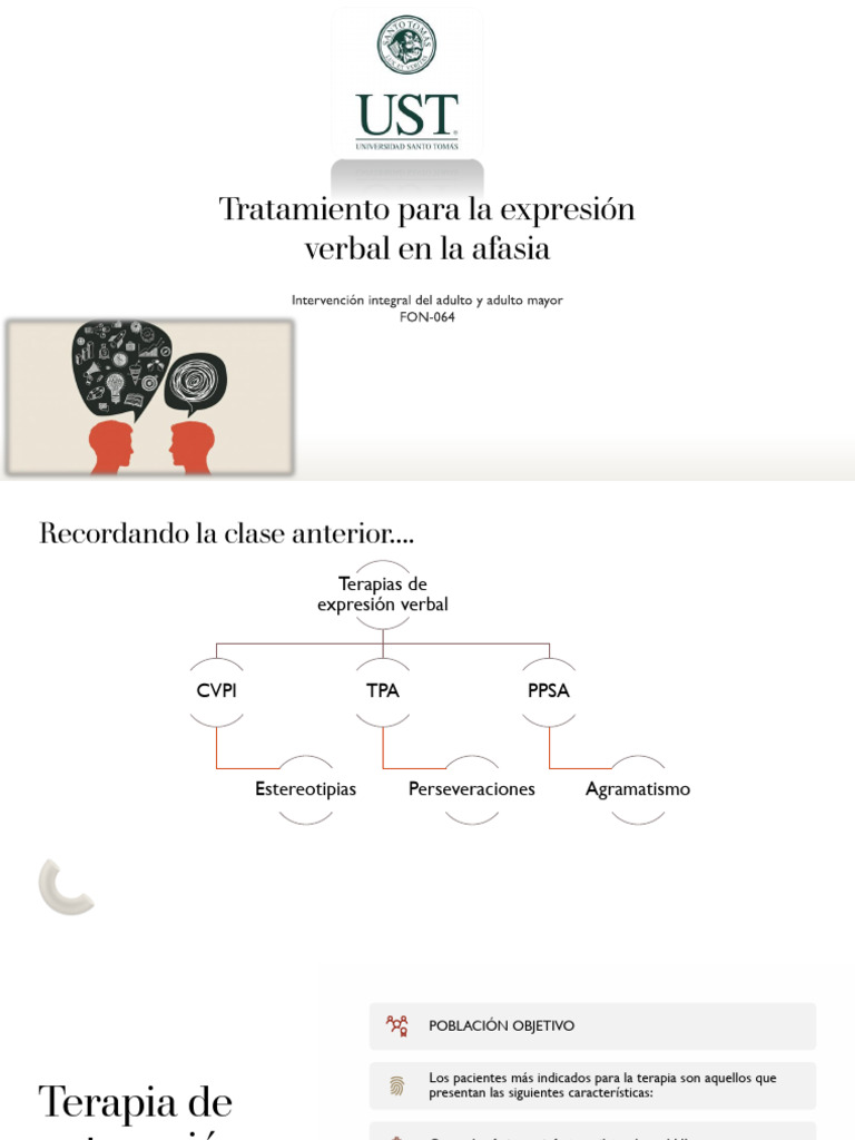 Tratamiento para La Afasia 2 | PDF | Afasia