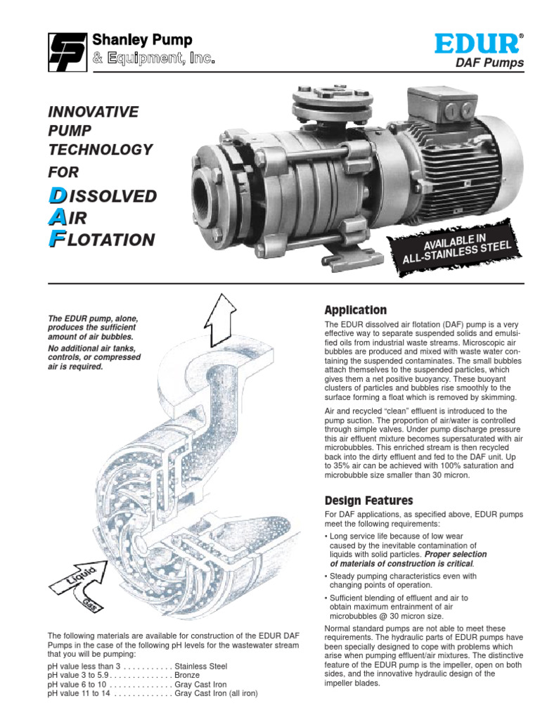 DAF Pumps General Brochure | PDF | Pump | Screw
