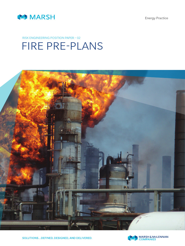 Fire Pre-Plans in Energy Risk Engineering | PDF | Firefighting | Fires