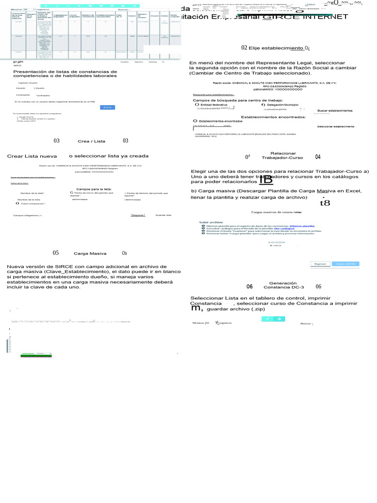 SIRCE Guia Rapida | PDF